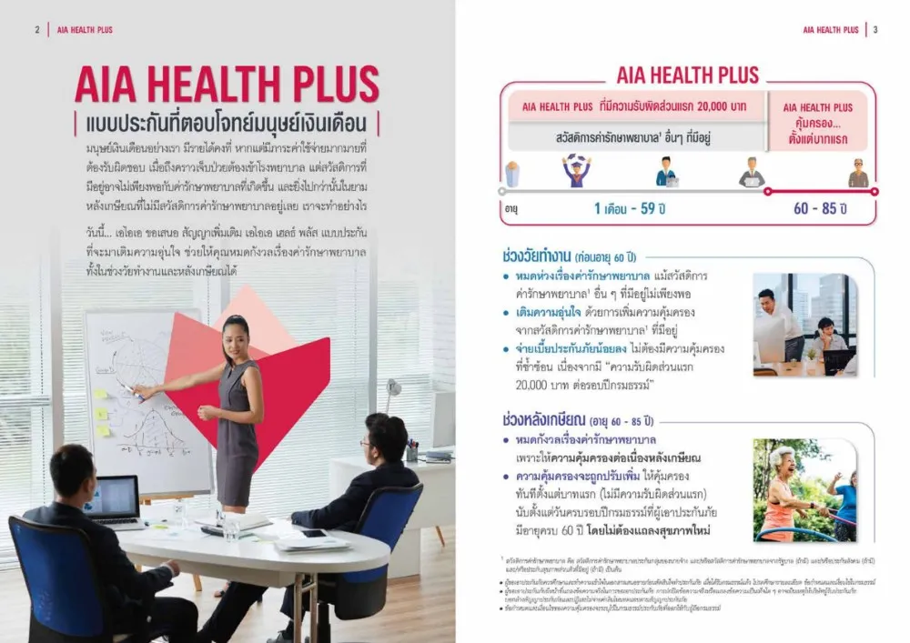 ประกันสุขภาพเหมาจ่าย AIA Health Plus 2025 | AIA Agent